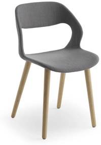 CRASSEVIG - Čalouněná židle MIXIS AIR R/4W