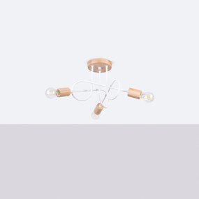 Sollux Lighting Lustr EMBER 3 bílý