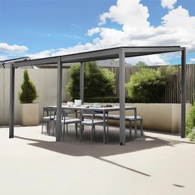 Pultová bioklimatická pergola s lamelami 3 x 4 M