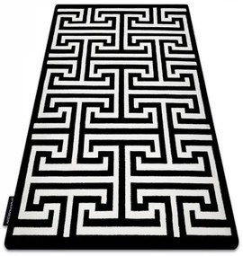 Kulatý koberec HAMPTON Crown černý velikost 200x290 cm | krásné koberce cz