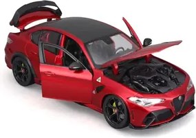 Bburago Plus - Alfa Romeo Giulia GTA - Met Red / měřítko 1:18