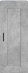Skříň highboard betonově šedá 34,5x34x180 cm kompozitní dřevo 3200341
