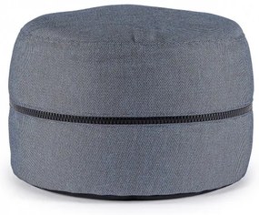 BIZZOTTO Zahradní puf GULIZAR ⌀50 cm tmavě modrý