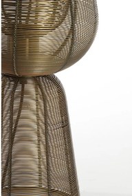 Kovová stolní lampa v bronzové barvě (výška 42 cm) Aboso – Light &amp; Living
