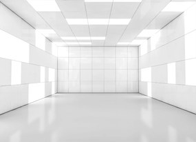 Malvis ® Tapeta 3D bílá místnost Vel. (šířka x výška): 288 x 200 cm