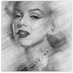 Obraz - Portrén Merilyn Monroe (30x30 cm)