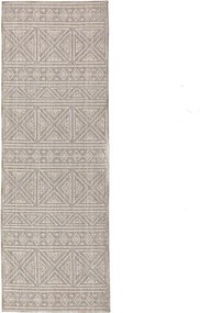 Šedý/béžový pratelný běhoun 58x230 cm Lucia – Flair Rugs