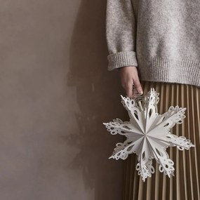 Hvězda na vánoční strom průměr 30 cm Broste CHRISTMAS STAR - tmavě modrá