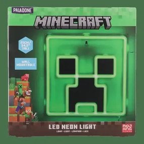 Paladone Led Neon Light Creeper Minecraft / LED lampa na stěnu / USB