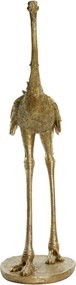 Bronzová antik stojací lampa pštros Ostrich bronze - 62*50*146 cm / E27