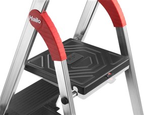 Hliníkové schůdky Hailo L100 Topline, 3+1 příčka, nosnost 150 kg, 8050-407