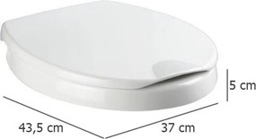 Toaletní sedadlo Secura Comfort WENKO, pohodlné toaletní sedadlo Duroplast Easy-Close