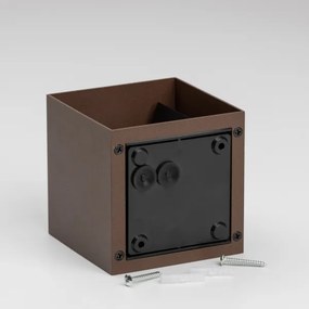 BRILAGI - LED Venkovní nástěnné svítidlo CUBE LED/6W/230V hnědá IP54