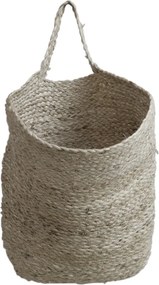 Přírodní jutový koš na zavěšení Billbo - 50*59 cm