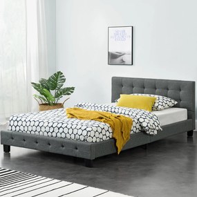 Goleto Čalouněná postel Manresa 120 x 200 cm | šedá