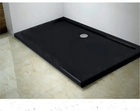 Sprchová vanička MEXEN SLIM černá, 120x90 cm + sifon
