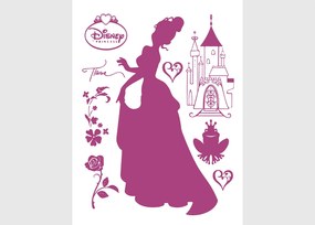 Dětská samolepka na zeď Disney Princezna a žabák | 65 x 85 cm | DDK873