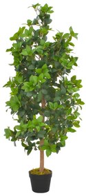 Umělá rostlina vavřín vznešený s květináčem zelená 120 cm 280179
