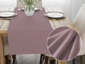 Biante Sametový běhoun na stůl Velvet Premium SVP-002 Starorůžový 35x160 cm