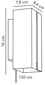 Nordlux - LED Stmívatelné nástěnné svítidlo CURTIZ 2xLED/4,5W/230V černá
