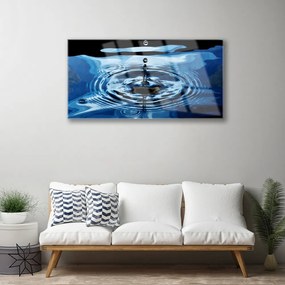 Obraz na skle Voda Umění 100x50 cm