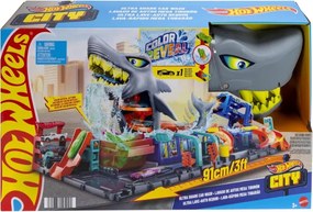 Myčka aut Hot Wheels City Ultimate Shark Mattel HTN82