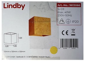 Lindby | Lindby - Nástěnné svítidlo YADE 1xG9/20W/230V | LW0670