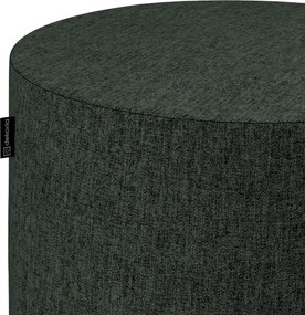 Sedák Barrel- válec pevný barva zelená látka pletený vzor