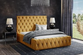 Postel MODEL 06 140x200 hořčicová - MAGIC VELVET 2212