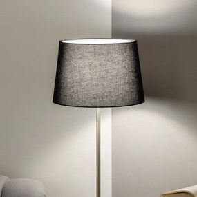 Brilagi - LED Stojací lampa CERIA 1xE27/40W/230V pr. 30 cm černá/matný chrom