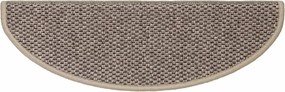 Samolepící nášlapy na schody vzhled sisal 15 ks 65x21x4 cm 326878