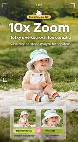 Bezdoteku Smartphone telefon pro děti Dinosaurus zelený