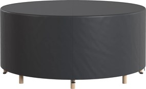 Outsunny ochranný obal na kulatý zahradní nábytek – 420D voděodolný Oxford, ochrana UV30+, pro kulaté stoly a stohovatelné židle Ø214 × 70 cm | Aosom
