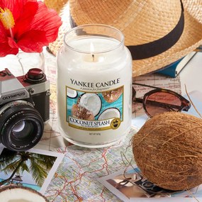 Yankee Candle - vonná svíčka Coconut Splash (Kokosové osvěžení) 623g