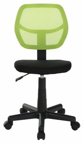 Tempo Kondela Dětská židle MESH, zelená/černá