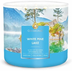 Svíčka 0,41 KG WHITE PINE LAKE, aromatická v dóze, 3 knoty|Goose Creek