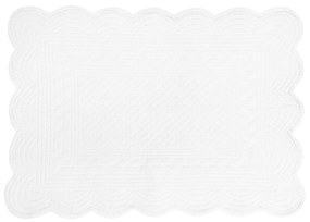 CÔTÉ TABLE Látkové prostírání bílé 37x50 cm, bílá barva, textil