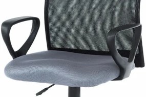 Kancelářská židle šedá černá KA-B047 GREY