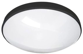 Baterie Centrum | LED Koupelnové stropní svítidlo CIRCLE LED/24W/230V 4000K pr. 37 cm IP44 černá | BC0472