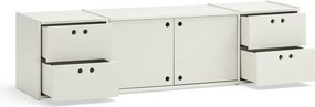 Krémový TV stolek 157x42x40 cm Wally – Teulat