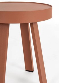 BIZZOTTO Zahradní konferenční stolek SPYRO červená 41 cm 0663523