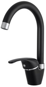 Gamma Rio, vysoká dřezová baterie h-275, černá, GMA-BRIO-BK