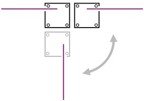 vidaXL Marketos Zatahovací boční markýza / zástěna antracitová 140 x 600 cm