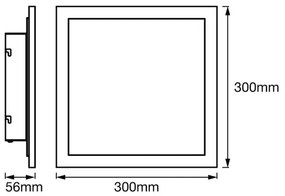 Ledvance - LED RGBW Stmívatelné stropní svítidlo SMART+ PLANON PLUS LED/20W/230V