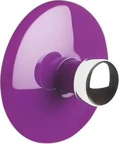 Spirella BOWL samolepící háček fialový / ABS / průměr 50 mm