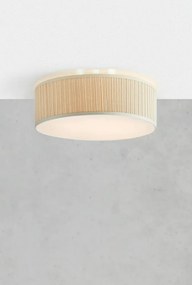 Béžové kovové stropní svítidlo s textilním stínidlem ø 57 cm Lux – Markslöjd
