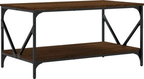 vidaXL Konferenční stolek 90 x 50 x 45 cm kompozitní dřevo [835388] Barva: hnědý dub