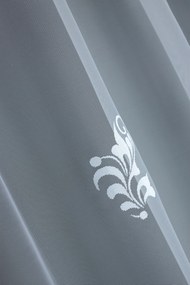 Dekorační žakárová záclona s řasící páskou WENDY 160 bílá 300x160 cm MyBestHome