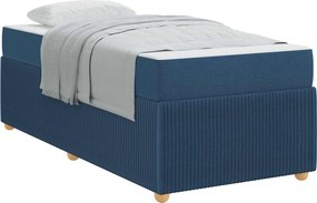 Rám postele Modrá 100 x 200 cm textil 3398359