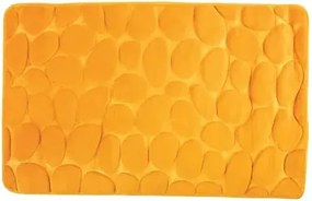 MSV PEBBLES žlutá / Koupelnová předložka / 50 x 80 cm / protiskluzová